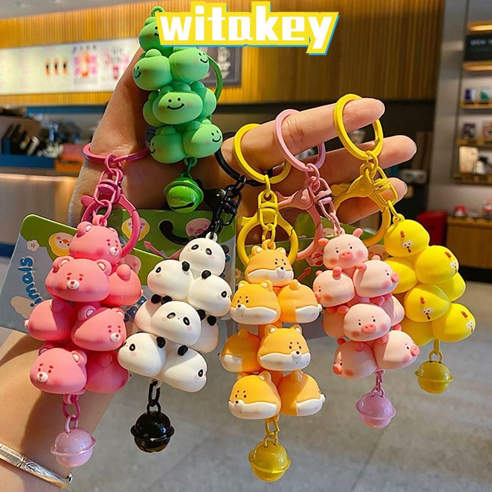 พวงกุญแจ WITAKEY, พวงกุญแจสร้างสรรค์รูปสัตว์, กระเป๋าถือจี้กระเป๋าซิลิคอน Panda 2024 | Shopee ...