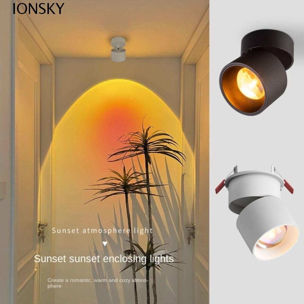 Ionsky สปอตไลท์พระอาทิตย์ตก, โคมไฟเพดานที่ละเอียดอ่อนแบบติดตั้ง/แบบฝัง ...