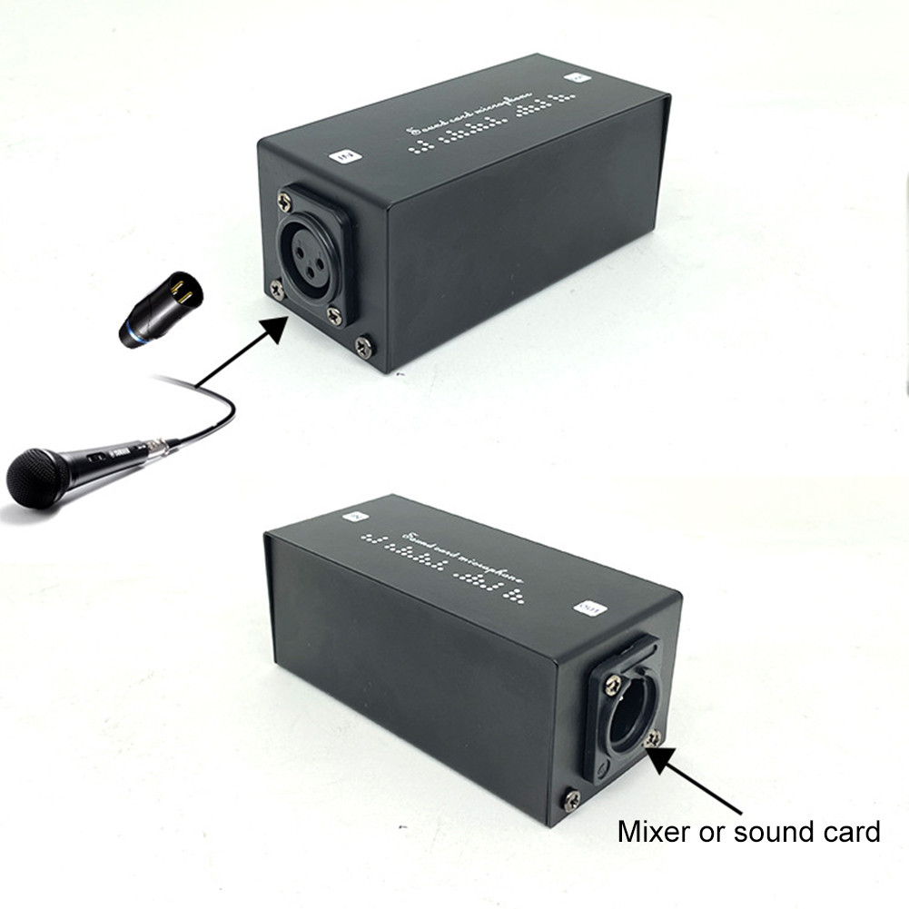 Dynamic Microphone Preamplifier 28dB Microphone Preamp Booster for ...