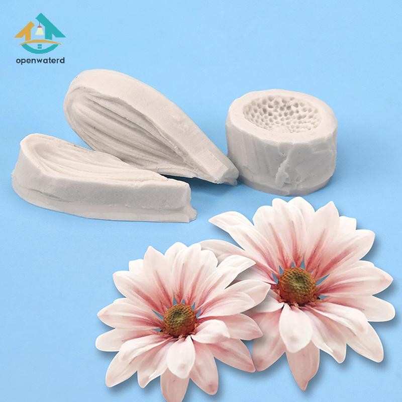 Marr 3 ชิ้น Daisy Wild Chrysanthemum ซิลิโคนเค้กเบเกอรี่แม่พิมพ์ ...