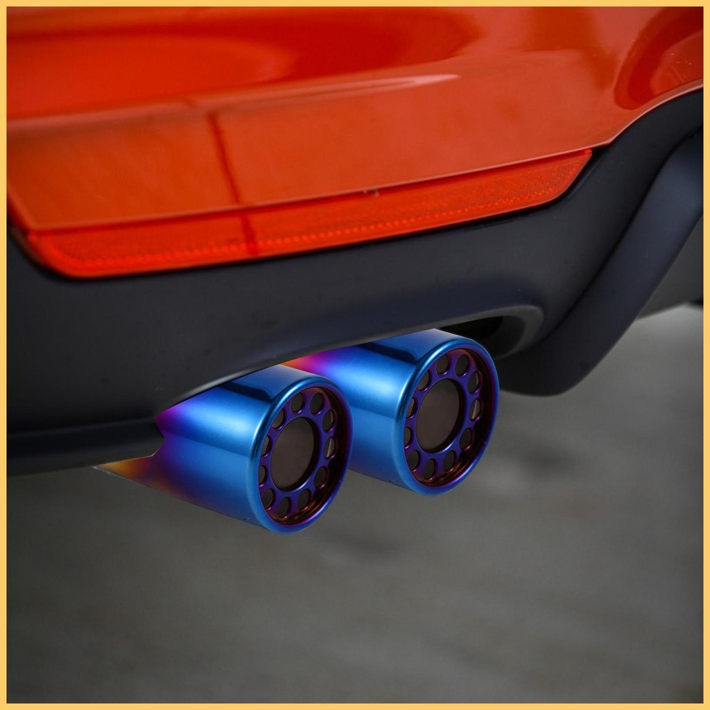 Tailpipe Exhaust Tip ปลายท่อไอเสียสแตนเลส Tailpipe Muffler Tip กันสนิม ...