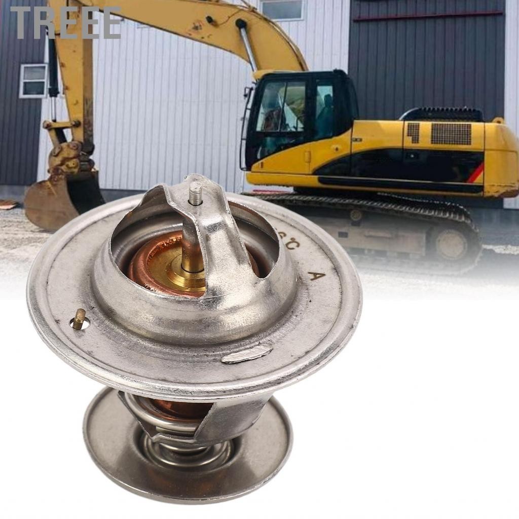 Treee 76 ℃เทอร์โมสตัทเครื่องยนต์ขนาดมาตรฐานติดตั้งง่ายรถขุด 1265869 ...