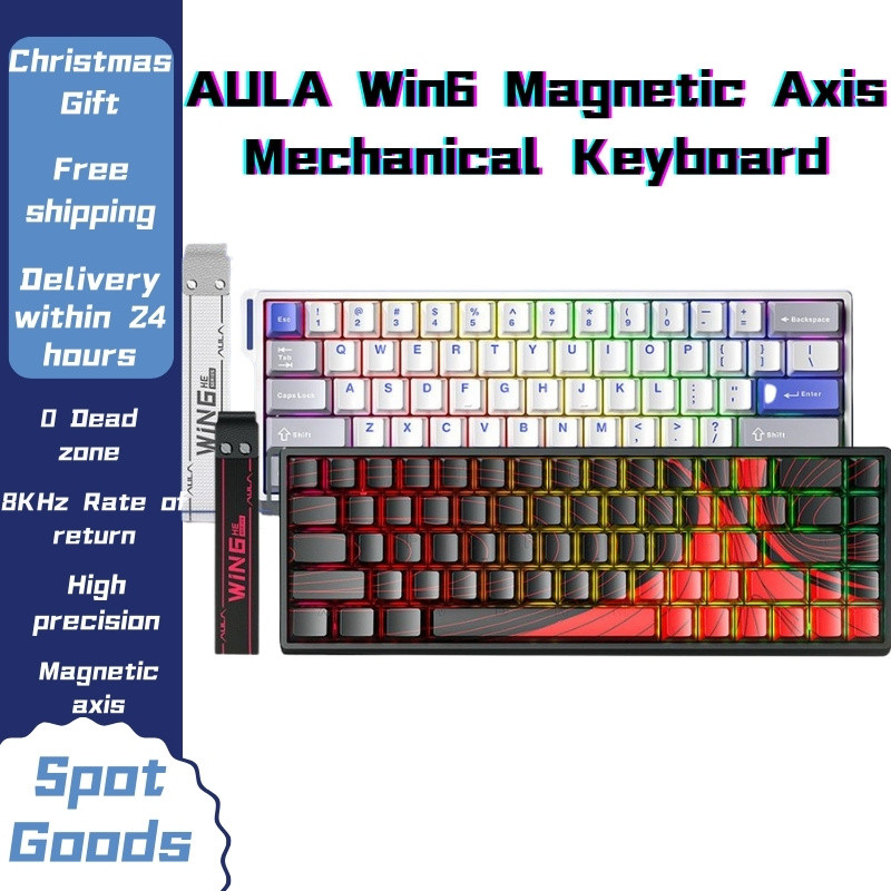 AULA Win 60/68HE Magnetic Axis Mechanical Keyboard DIY Customization ...
