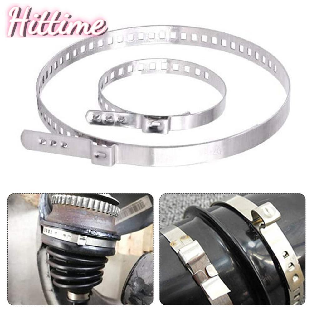 Hittime 10 ชิ้นปรับสแตนเลส AXLE CV Joint Boot Crimp Clamp Kit 25- 42 มม.70- 120 มม.C7Z6 | Shopee ...
