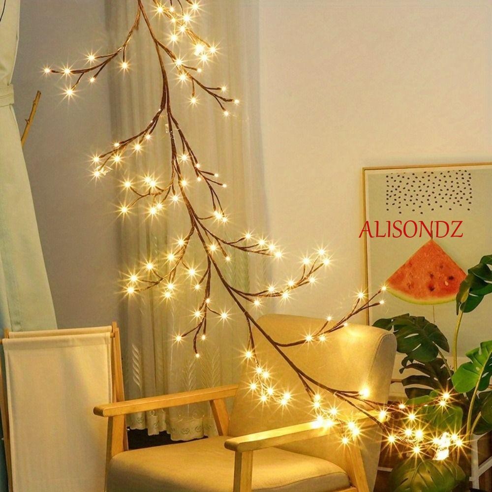 Alisondz ไฟเถาวิลโลว์, 8 โหมด 5.9 ฟุตต้นไม้ String Light, Christmas ...