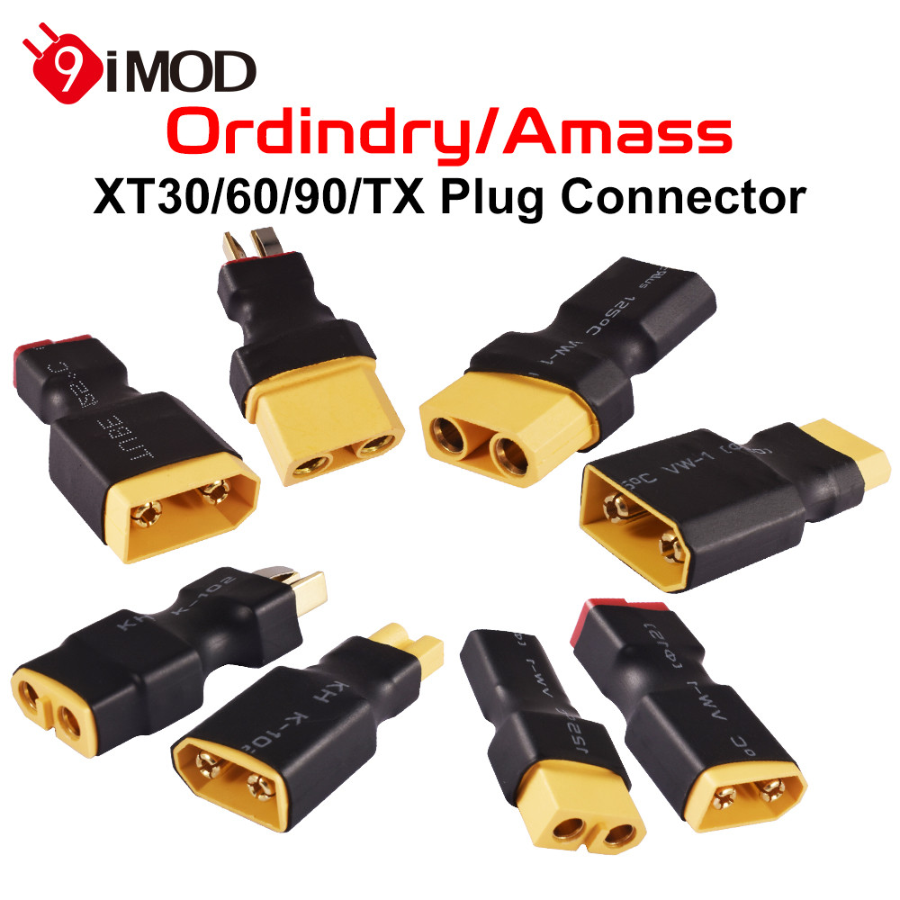 9imod 2/4PCS ปลั๊ก XT60 XT30 XT90 T-plug ชายหญิงเชื่อมต่ออะแดปเตอร์ระดับเดียว | Shopee Thailand