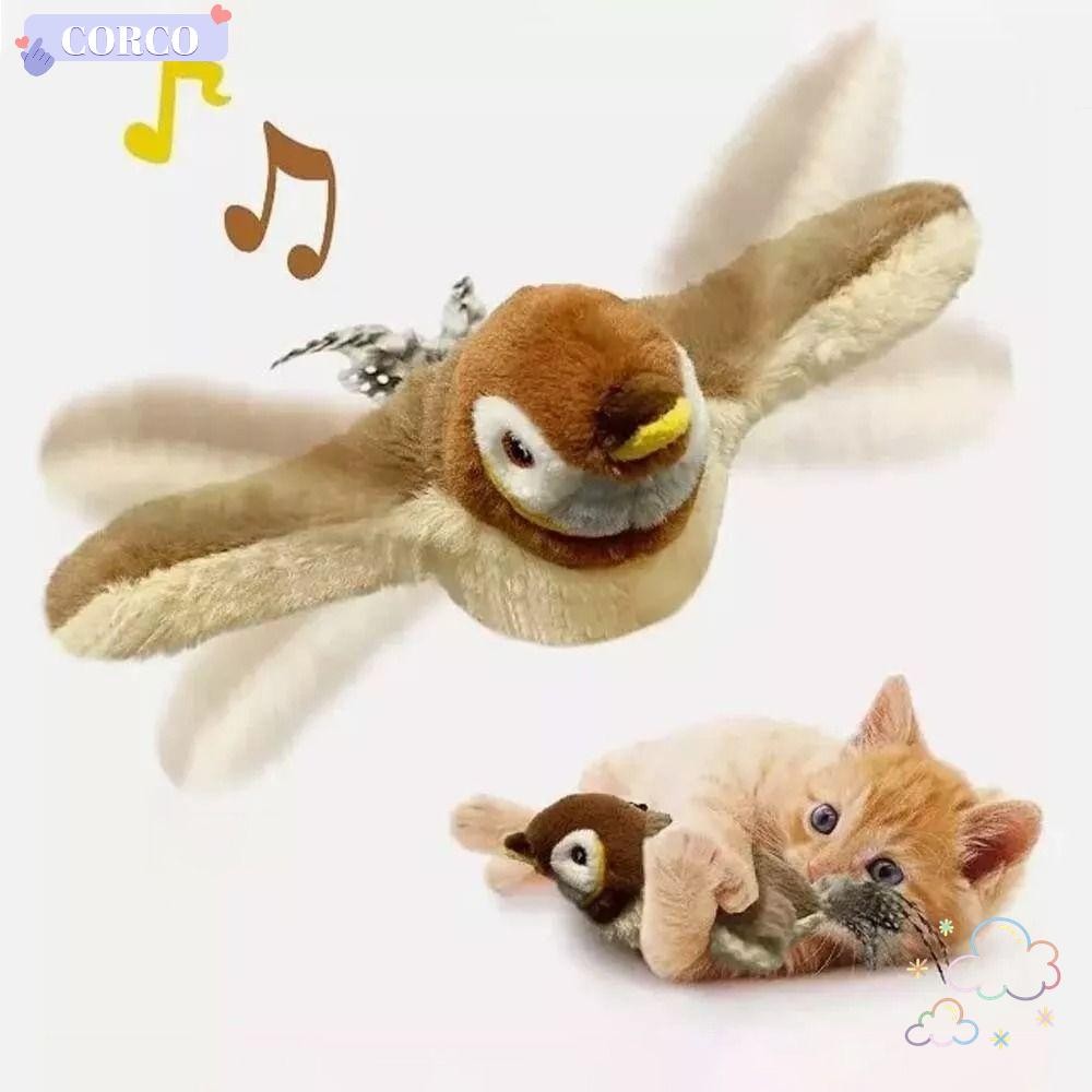 Corco Interactive Flying Bird ของเล่นแมว, Hangable Vivid Chirping ...