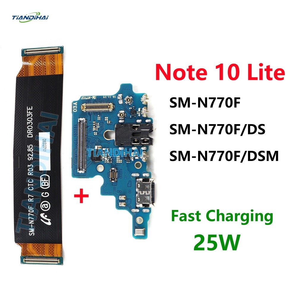 Usb ชาร์จสําหรับ Samsung Galaxy หมายเหตุ 10 Lite N770F N770F/DS หลักสาย ...