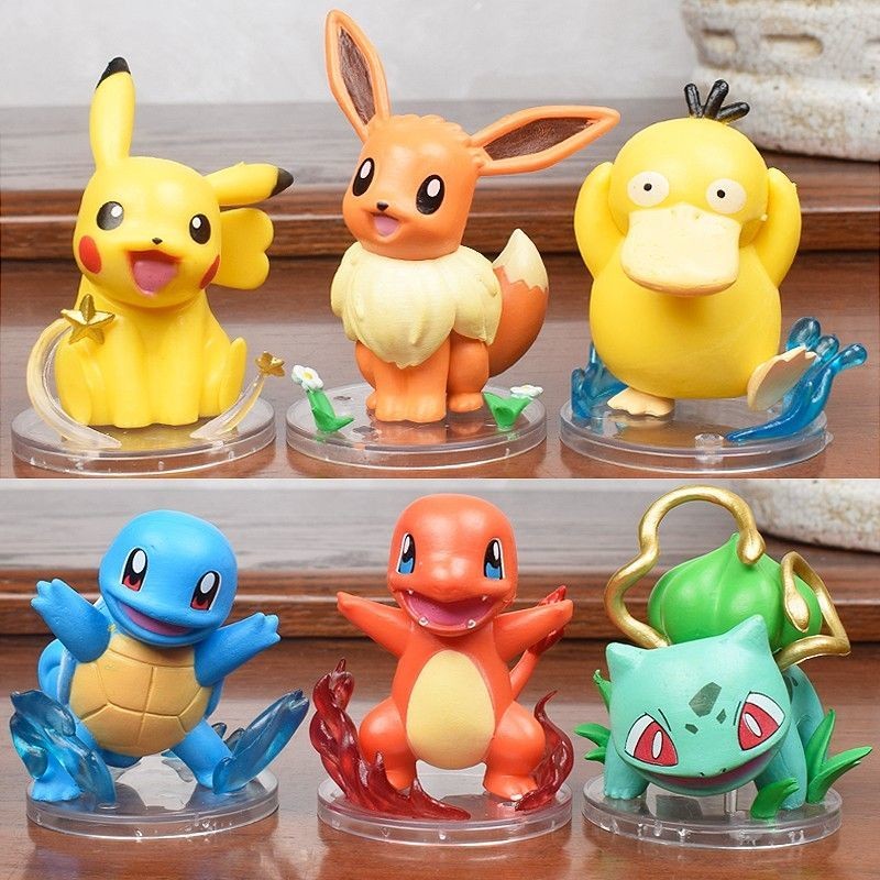 Pokémon Pokémon Blind Box Scene Pikachu Keda Duck Little Fire Dragon ...
