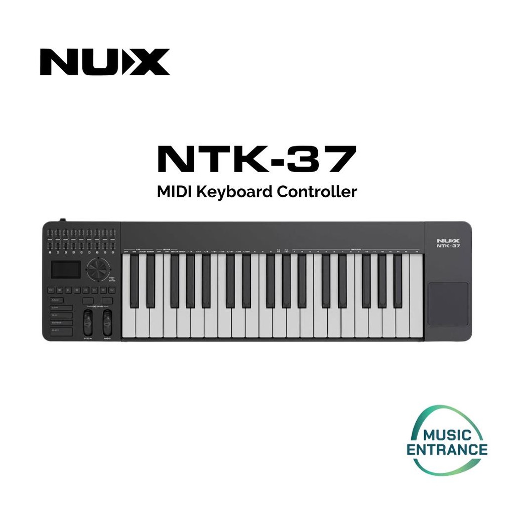 NUX NTK-37 MIDI Keyboard Controller คีย์บอร์ดไฟฟ้า NTK37 | Shopee Thailand