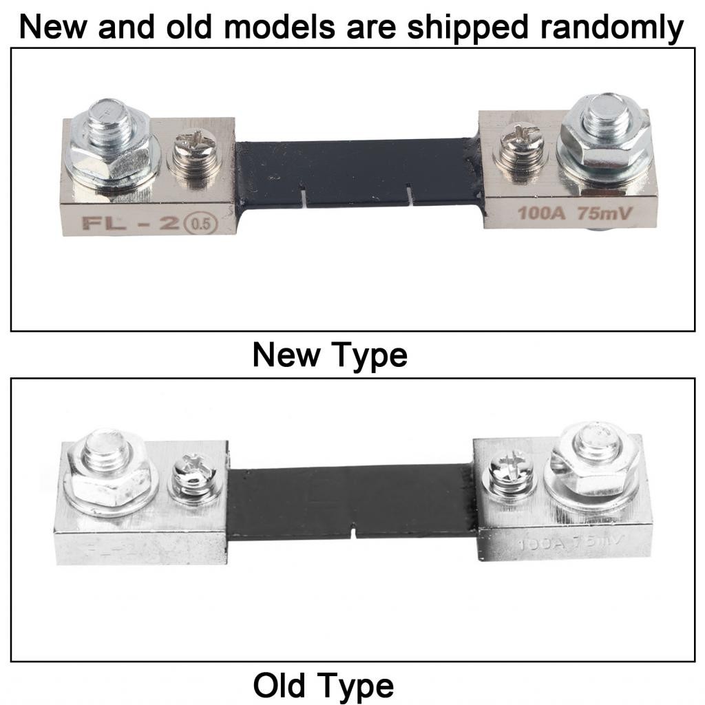 AMP Shunt Resistor 50A/100A Current สำหรับแอมป์มิเตอร์ Analog Meter ...