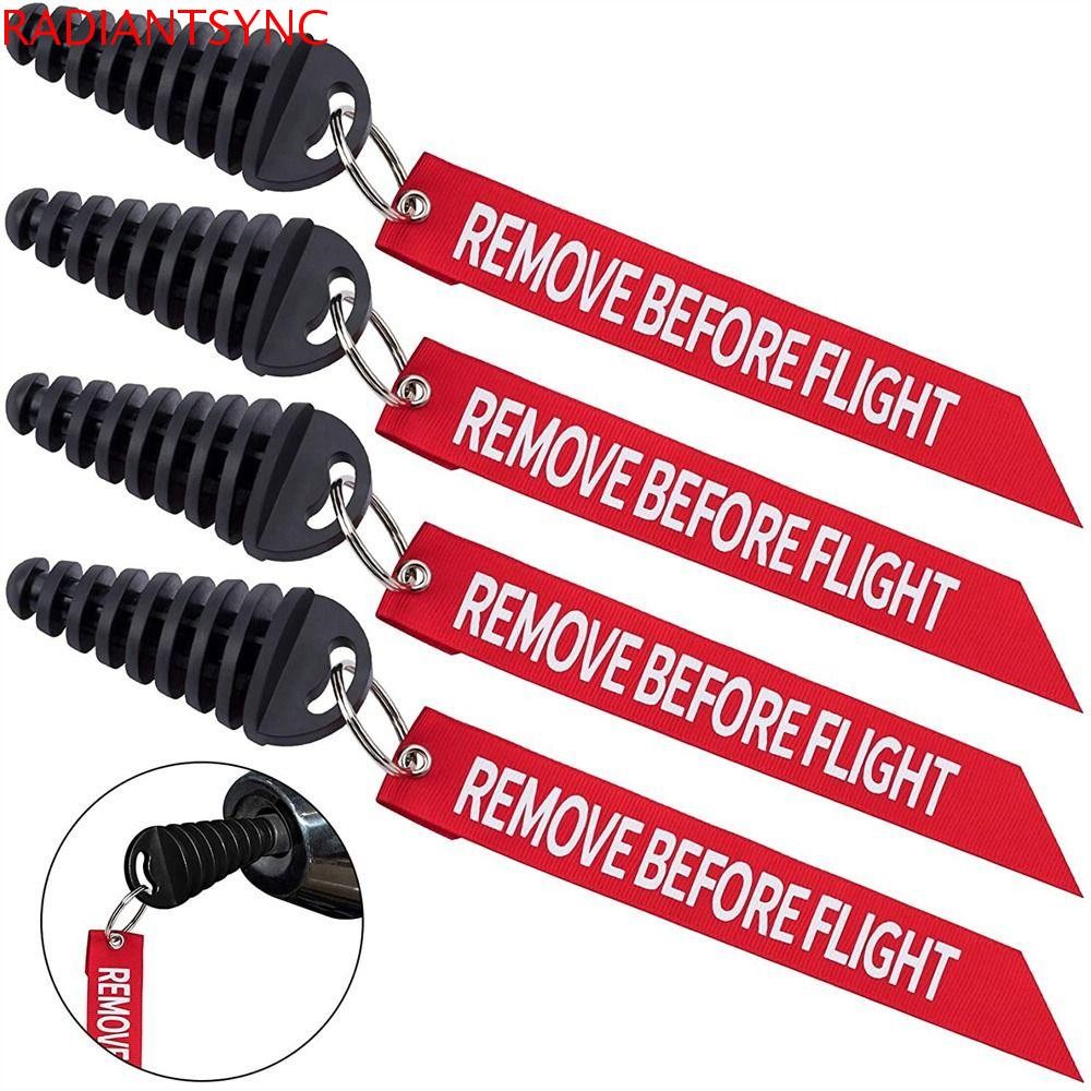 Radiantsync ท่อไอเสียปลั๊กเครื่องยนต์รถจักรยานยนต์อุปกรณ์เสริมล้างปลั๊ก Protector Tailpipe พวง ...