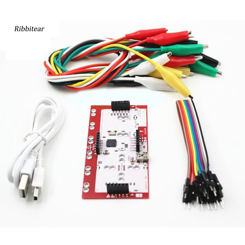 คลิปจระเข้จัมเปอร์ลวด Makey Makey Standard Controller Board Kit สําหรับ ...