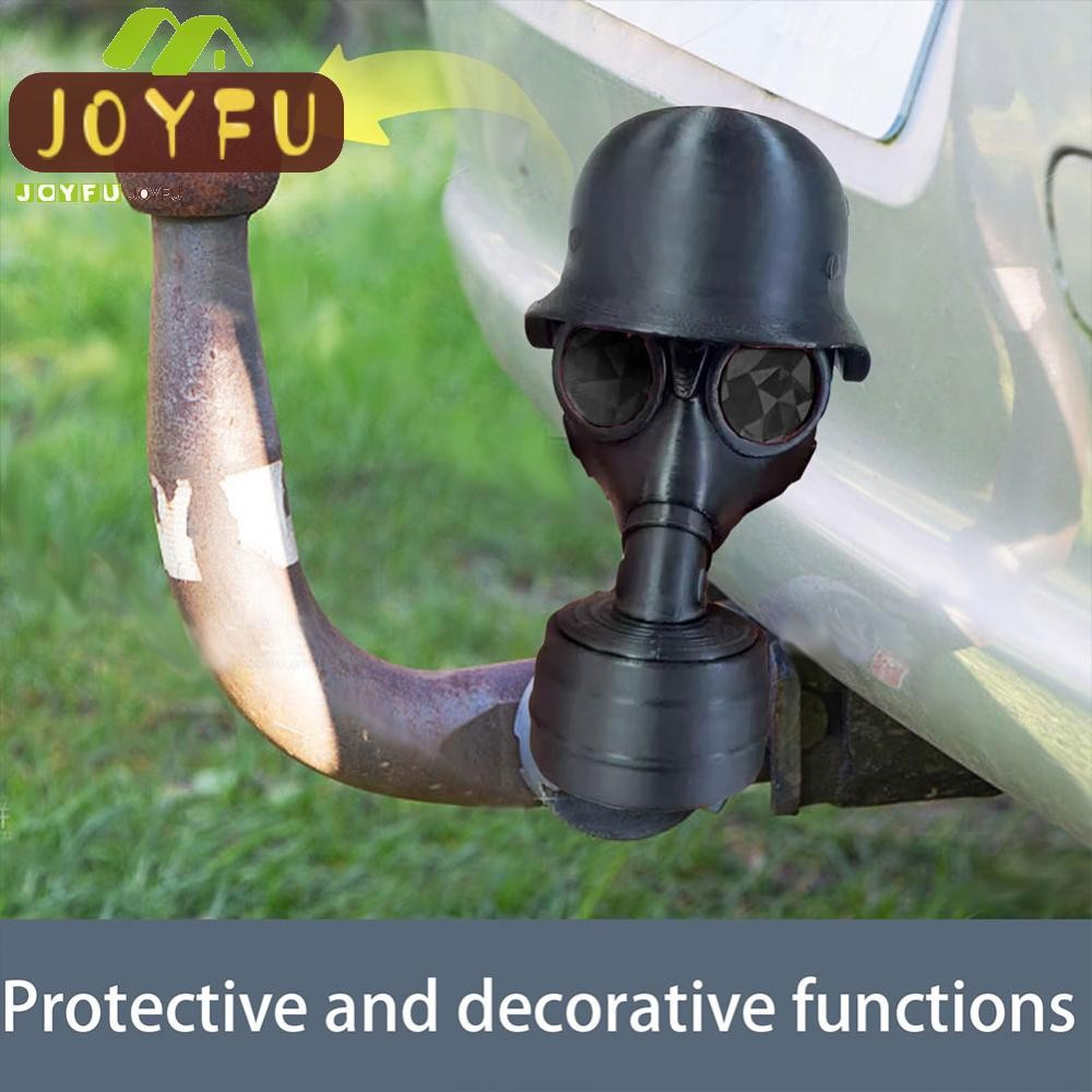ตลกหน้ากากแก๊สรถพ่วง Hitch Cover Hitch Trailer Protector หมวก Trail ...