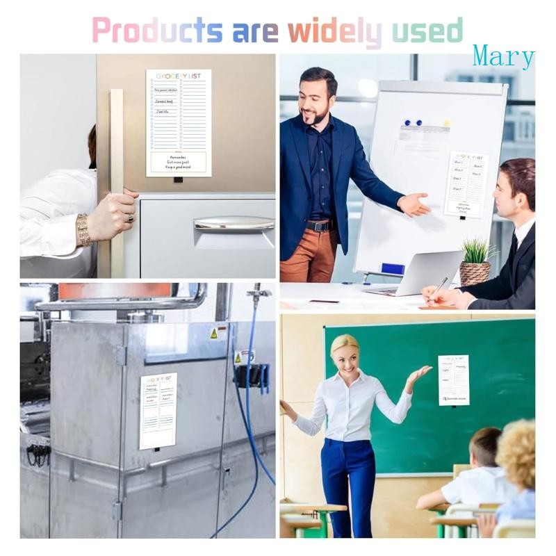 Mary 3x8 นิ้ว Magnetic Notepads ห้องครัวตู้เย็น Memopad ผลไม้พิมพ์แผ่น ...