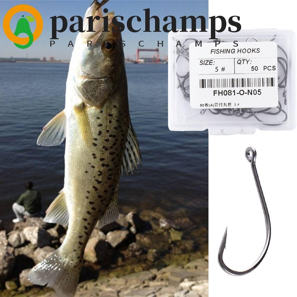 Parischamps Barbed ตะขอตกปลาสแตนเลสทนทานอุปกรณ์ตกปลา Sea Pint Hook ...