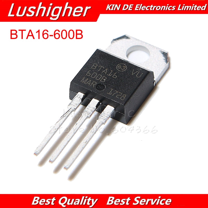 10pcs BTA16-600B TO-220 BTA16-600 TO220 BTA16 600V 16A TRIACS ใหม่และต้นฉบับจัดส่งฟรี | Shopee ...