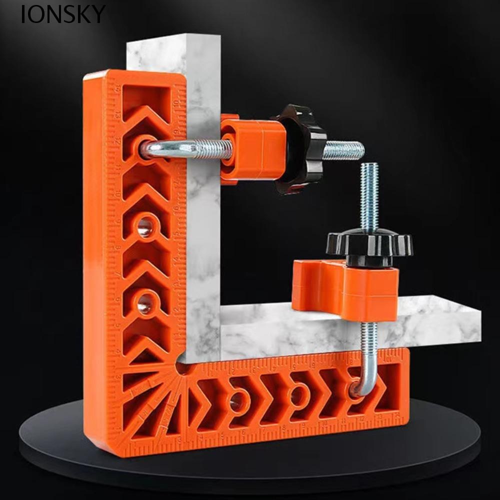 Ionsky ไม้บรรทัดมุมขวา Locator L-Shaped 3 "4" 6" 8" เสริมติดตั้ง ...