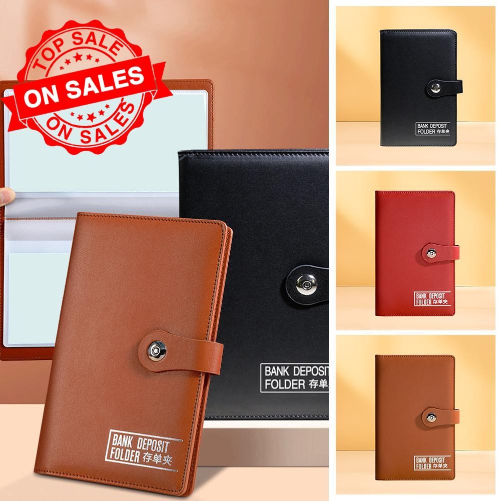 กระเป๋าทะเบียนและทะเบียนรถ House Deposit Bill Folder Slip Storage Book ...
