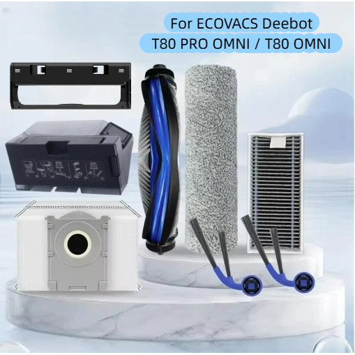 ECOVACS Deebot T80 PRO OMNI / T80 OMNI เครื่องดูดฝุ่นหุ่นยนต์อุปกรณ์เสริมลูกกลิ้งหลักแปรง ...