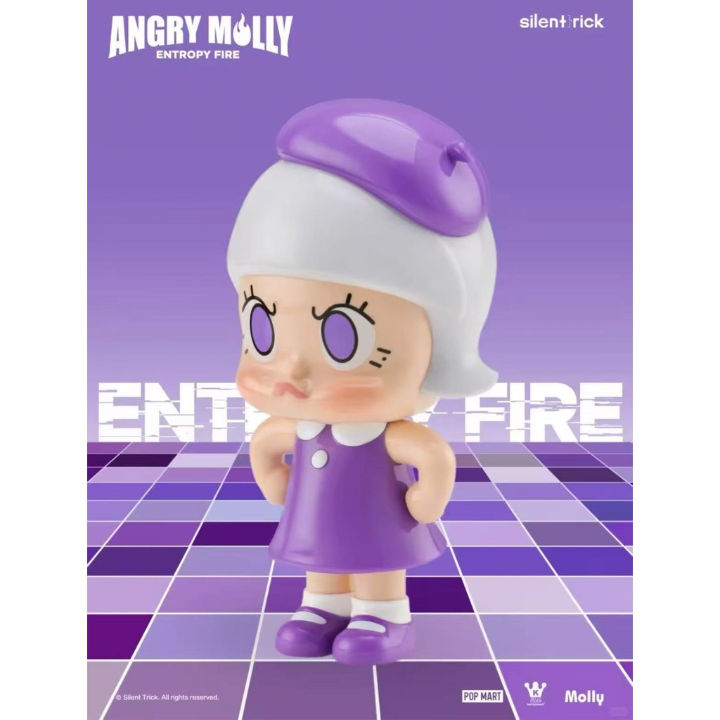 [POPMART] MOLLY ANGRY MOLLY ENTROPY FIRE Big Baby Big Body อินเทรนด์ ...