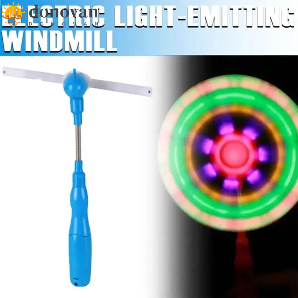 Donvan ของเล่นกังหันลมเรืองแสง LED ของเล่นเรืองแสง Luminous LED Spinning Music Windmill, ตลก ...