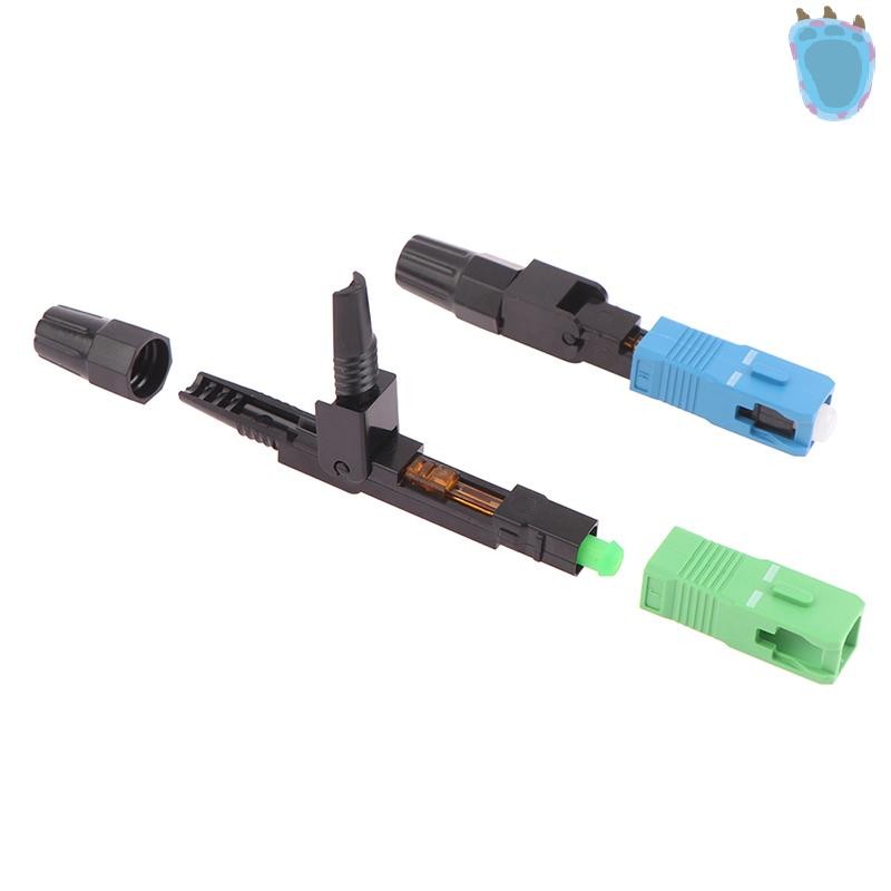 [PA] 5 ชิ้น FTTH SC APC Single Mode SC UPC Fiber Optic Quick Connector Assembly เครื่องมือ TH ...