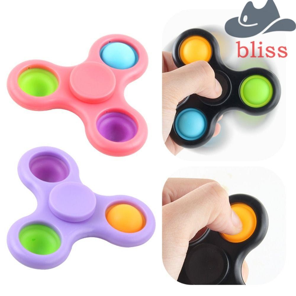 Bliss Spinner Pop It ของเล่น Bandhnu ที่น่าสนใจปลายนิ้ว Gyroscope ...