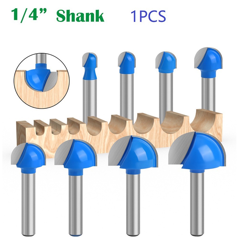⭐ การลดราคาครั้งใหญ่⭐ 1/4 Shank Ball Nose Router Bits End Mill Round ...