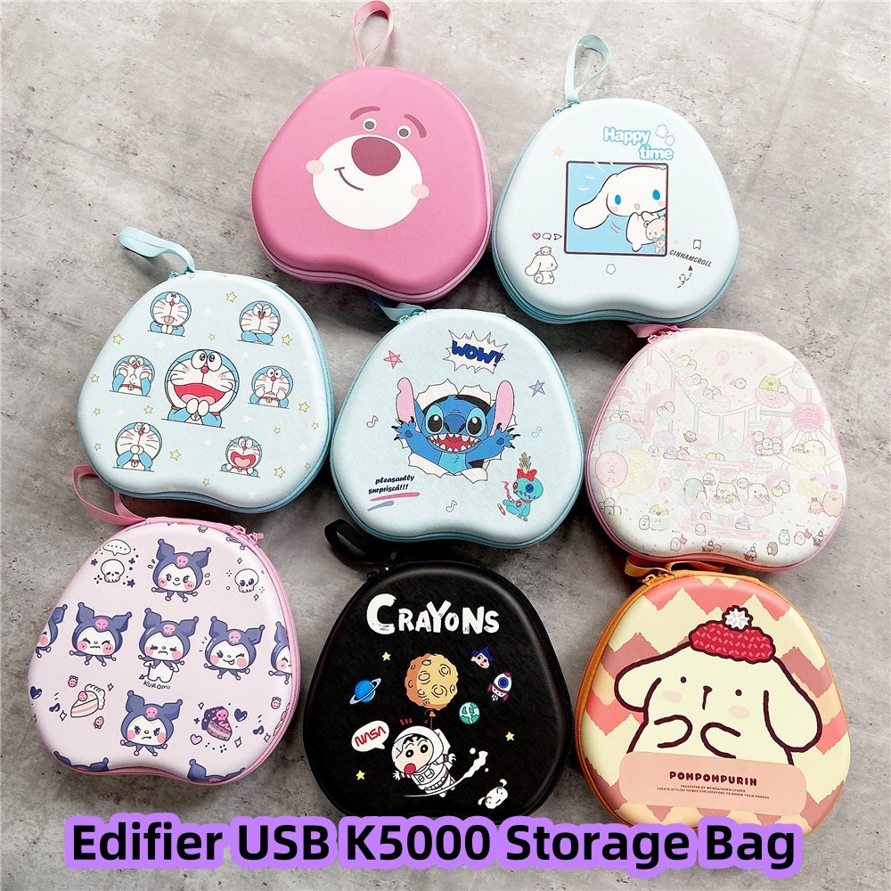 คุณภาพสูงสําหรับ Edifier USB K5000 เคสหูฟังชุดการ์ตูนอินเทรนด์ชุดหูฟัง Earpads Storage Bag กล่อง ...