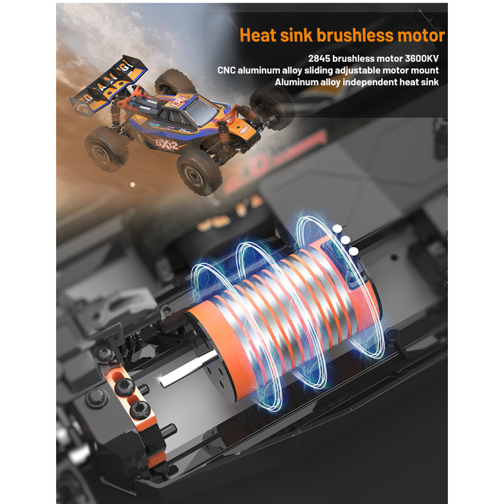 ZD Racing BX12 RC รถ Racing BX-12 1/12 Brushless 2.4GHz 70 กม./ชม.รีโมท ...