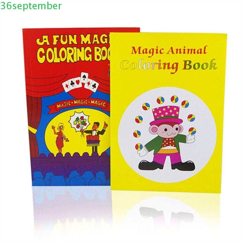 Spepember Magic Trick Book, Magic Prop Mentalism Magic สมุดระบายสี ...