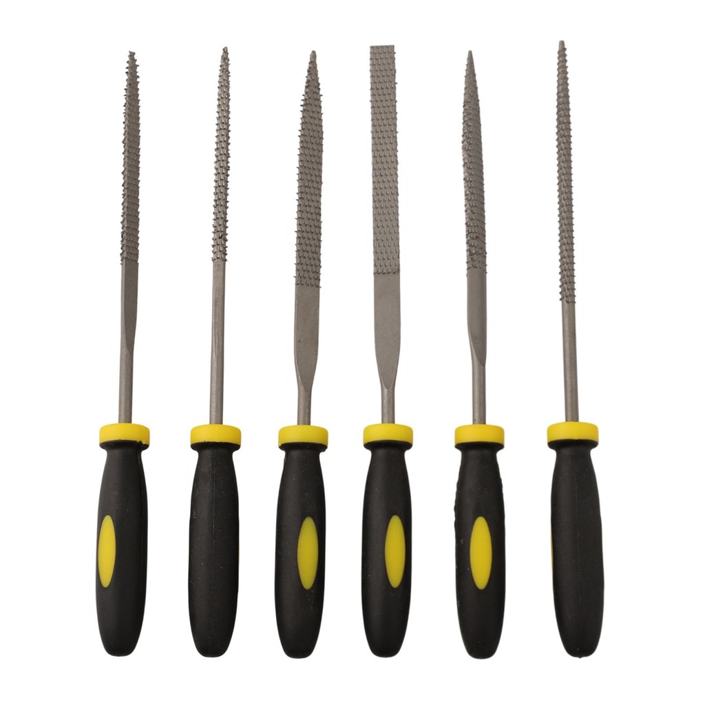 6 ชิ้น 140 มิลลิเมตร Mini โลหะ Filing Rasp เข็มแฟ้มไม้เครื่องมือมืองาน ...