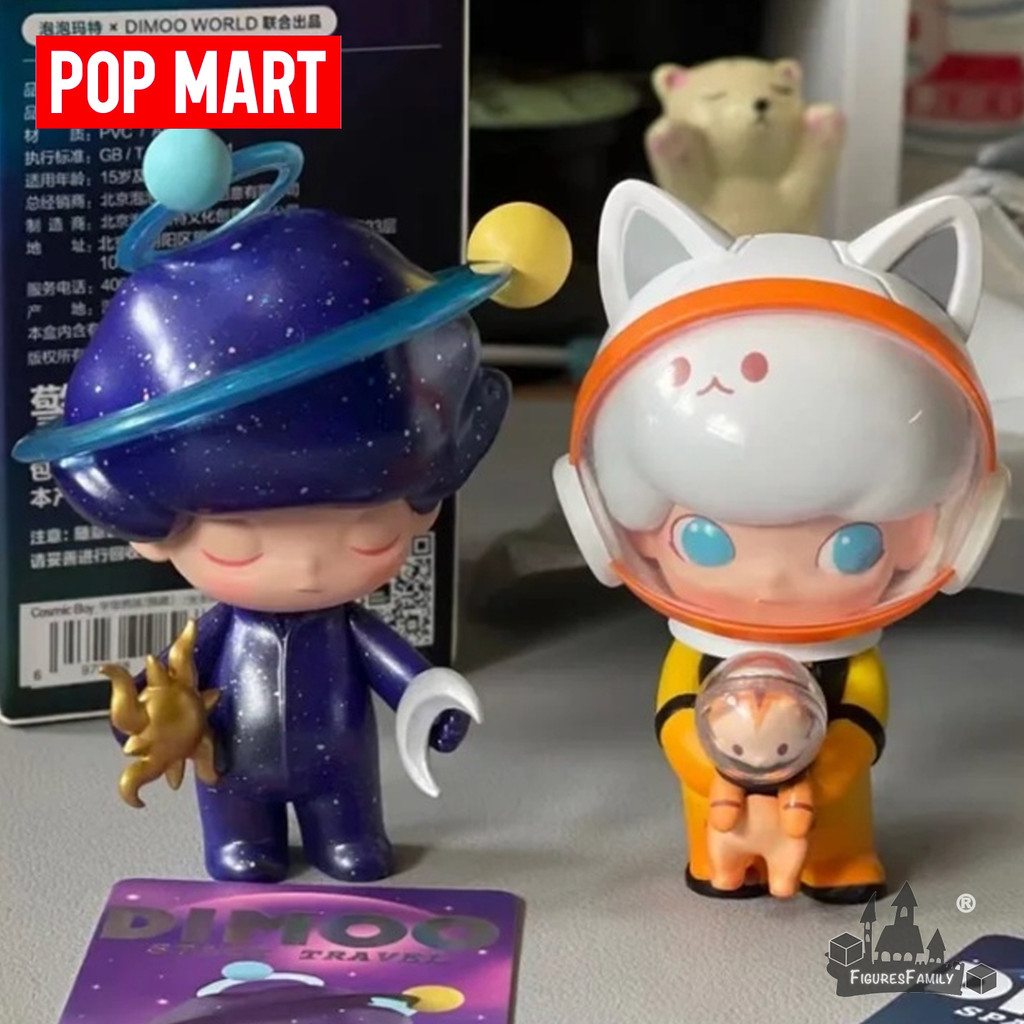 ของแท้ Dimoo Space Travel Series สไตล์พื้นฐานและลับยืนยันรูปตุ๊กตา ...