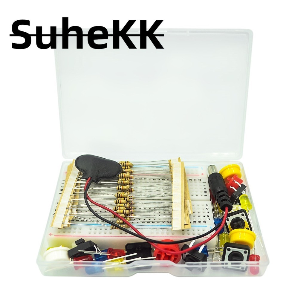 ชุดเริ่มต้นสําหรับ Uno R3 Mini Breadboard LED Jumper ปุ่มลวดสําหรับ ...