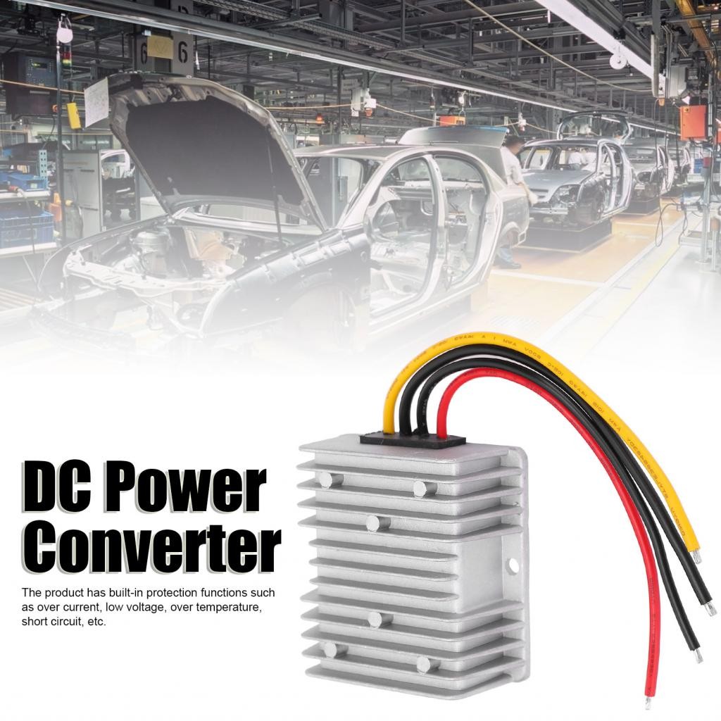 ตัวแปลงไฟ 24V ถึง 13.8V 15A DC‑DC โมดูลกันน้ำอลูมิเนียมอัลลอยด์ + ซิลิโคน | Shopee Thailand