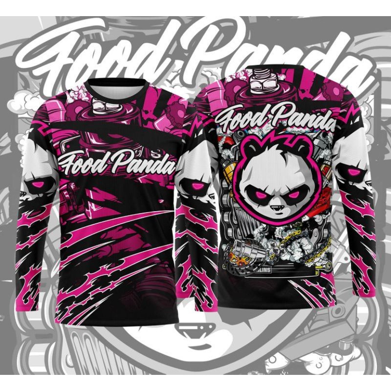 เสื้อสเวตเตอร์แขนยาว Food Panda Drift (ครบชุด) แถมฟรีหน้ากากหลอด 3D ...