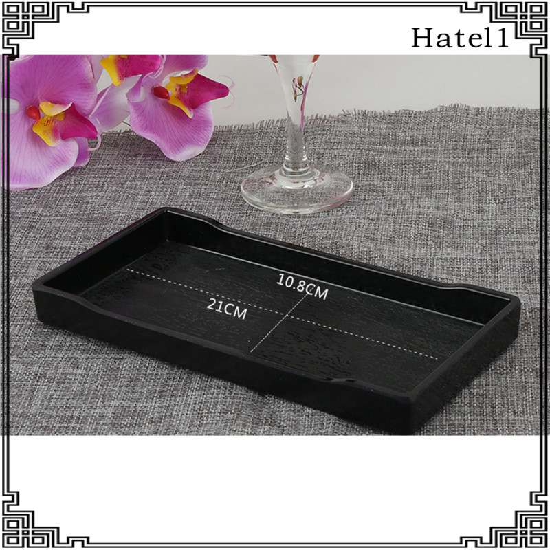 [Hatel] ถาดเสิร์ฟพลาสติกเมลามีน จานโรงแรม จานสี่เหลี่ยม สีขาว 10 ขนาด ...