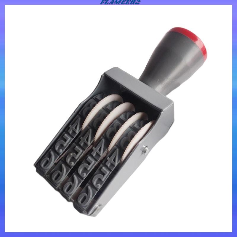 [Flameer2] Numbering Stamp Wheel Rollers Rubber Digit Stamp Supplies ...