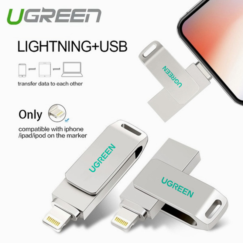 Ugreen i-Flash Drive 512GB1TB 2TB HD Pendrive Lightning data สําหรับ ...