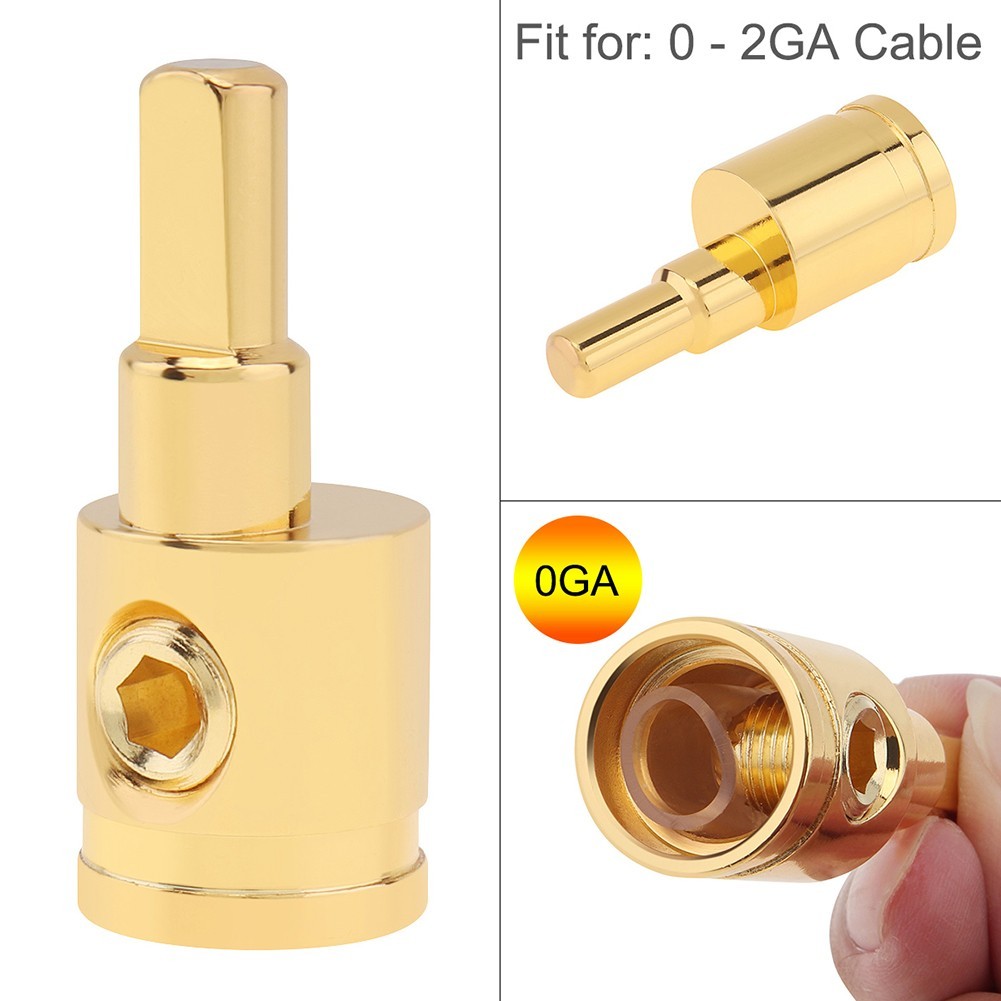 ⭐ การลดราคาครั้งใหญ่⭐ Power และ Ground 1/0 Gauge ถึง 4 Gauge Pin AWG ...