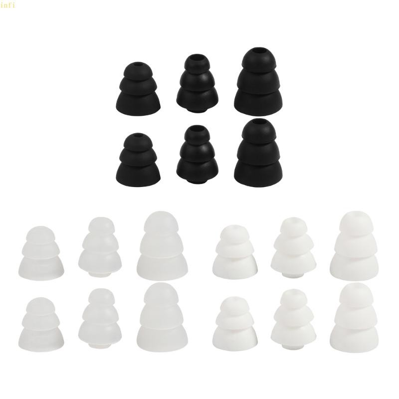 Infi Triple Flange Ear Tips แผ่นรองหูฟังสําหรับหูฟังชนิดใส่ในหูด้านใน ...