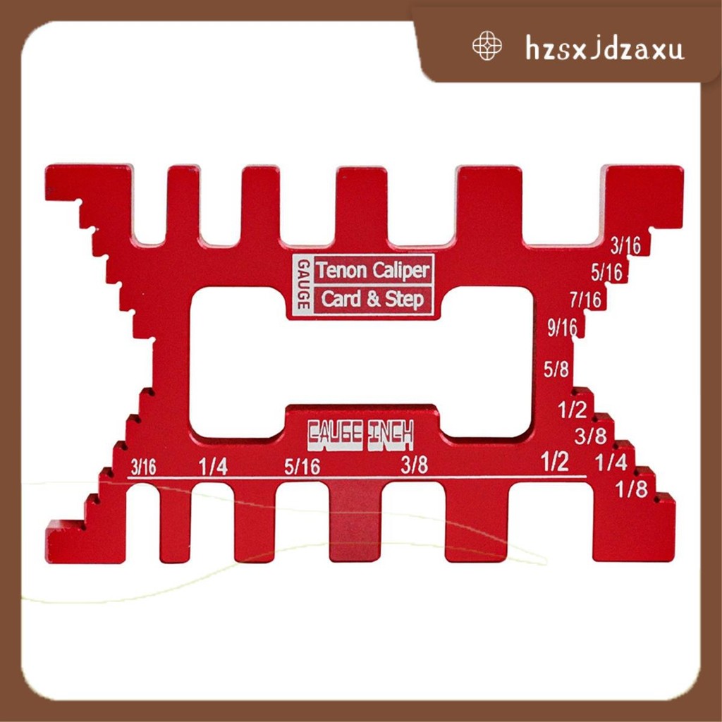 hzsxjdzaxuอลูมิเนียม Dovetail Jig Precision Tenon Gaps Gauge งานไม้ ...