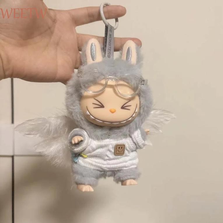 Weekw Angel Labubu ตุ๊กตาตุ๊กตา,สะสม Anti-lost Labubu ตุ๊กตา,น่ารัก ...