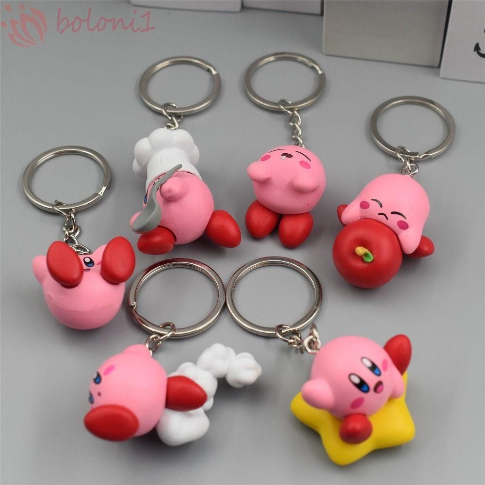 [COD] Star Kirby พวงกุญแจแฟชั่น Kawaii ตุ๊กตาน่ารักจี้ผู้ถือกุญแจรถ ...