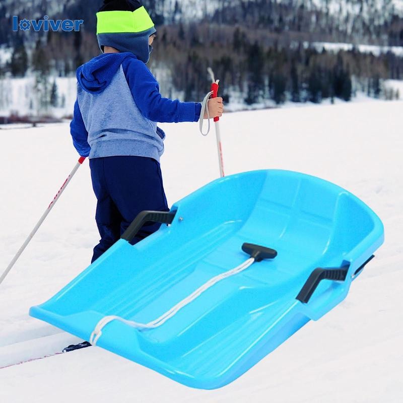[Loviver] Snow Sled Large Sled Sledge Grass Sand เลื่อนบินเลื่อนเลื่อน ...