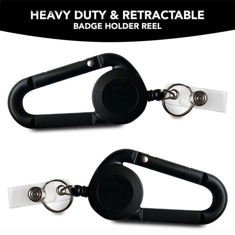 Louislifegreat ID Card Key Chain เชือกเส้นเล็กคลิป Key แหวนหดดึง Heavy Duty พวงกุญแจใหม่ ...