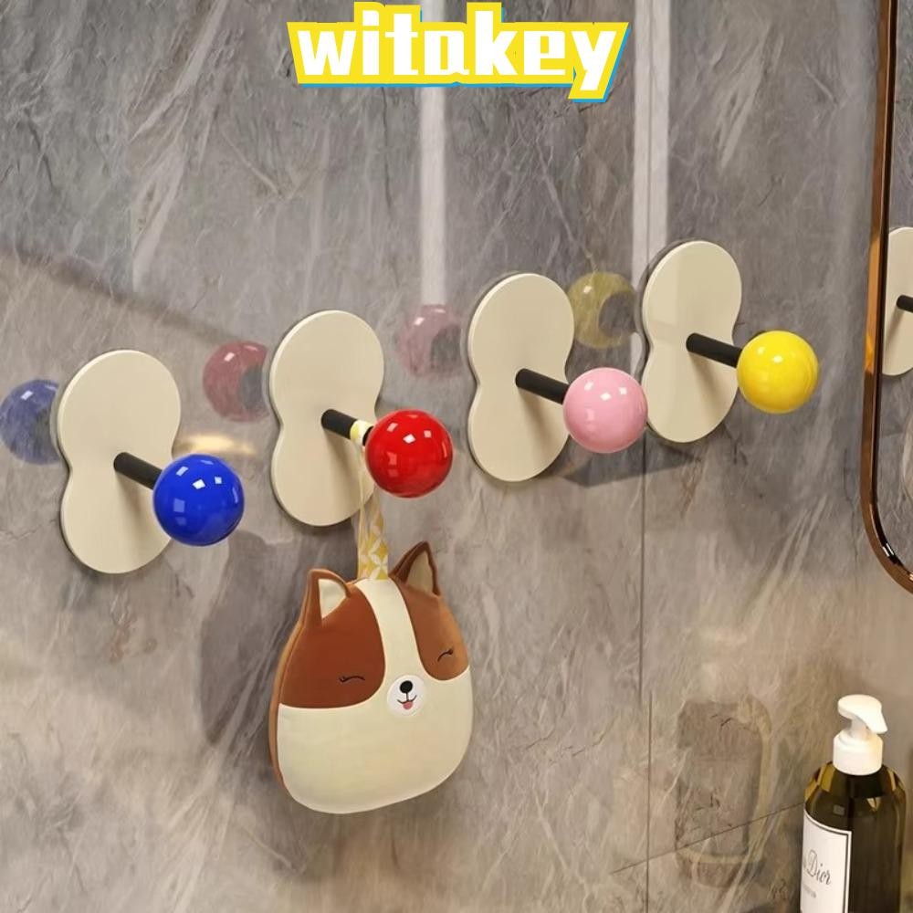 WITAKEY ตะขอแขวน, อุปกรณ์จัดเก็บในบ้านแบบไม่มีหมัด, ตะขอกาว Dopamine, ตะขอติดผนังติดผนังสําหรับ ...