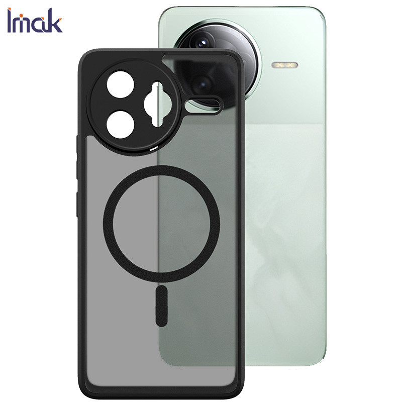 เคส Redmi K80 Pro IMAK UX-9B Hardกลับ + กรอบขอบนุ่มไร้สายชาร์จสําหรับXiaomi Redmi K80 Pro 5G ...