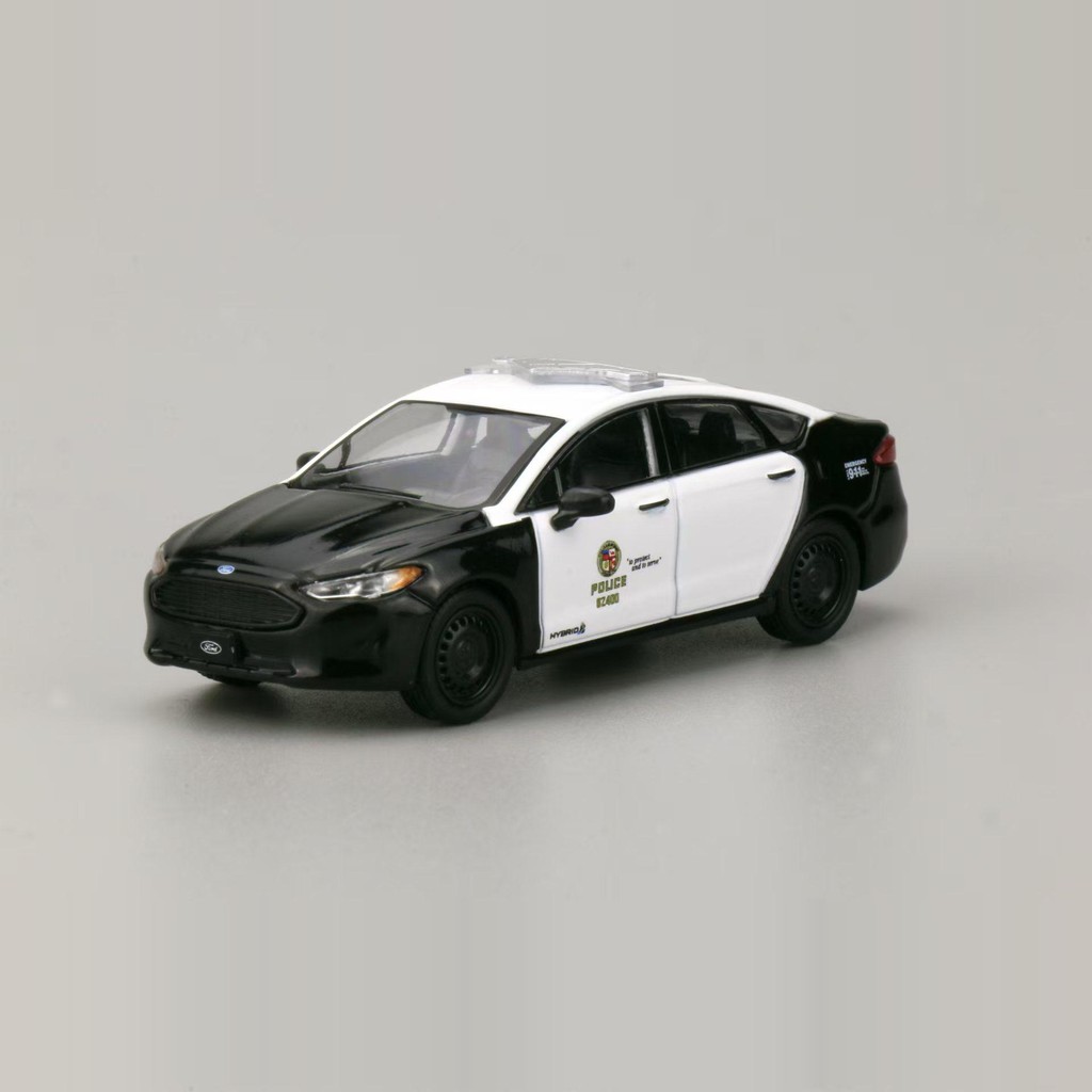 596 รุ่น 1: 64 Ford Mondeo LAPD Los Angeles Police Car Painting Alloy ...
